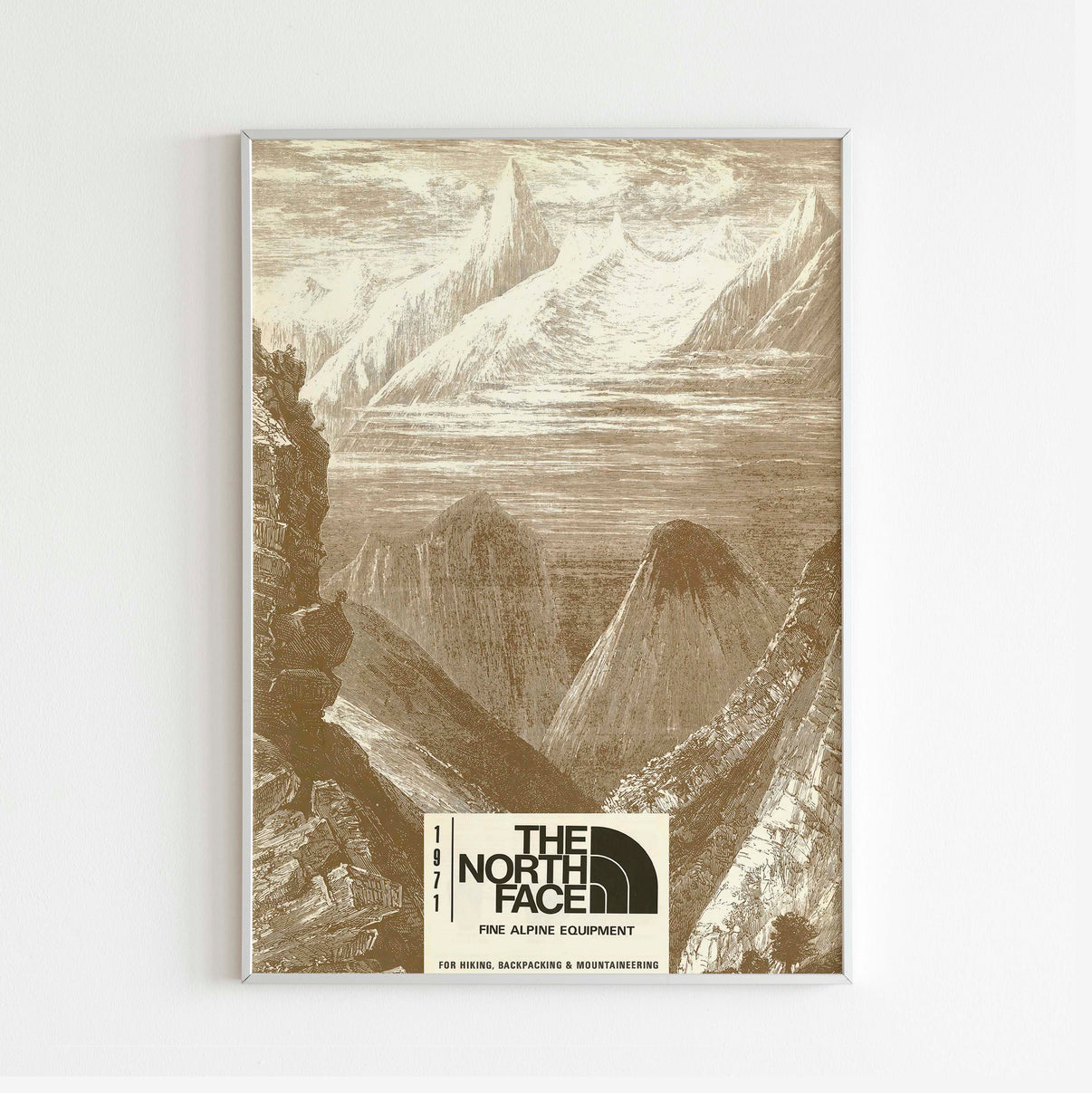 The North Face 1971 Magazine Front Cover Poster, Vintage Outdoor Print ...