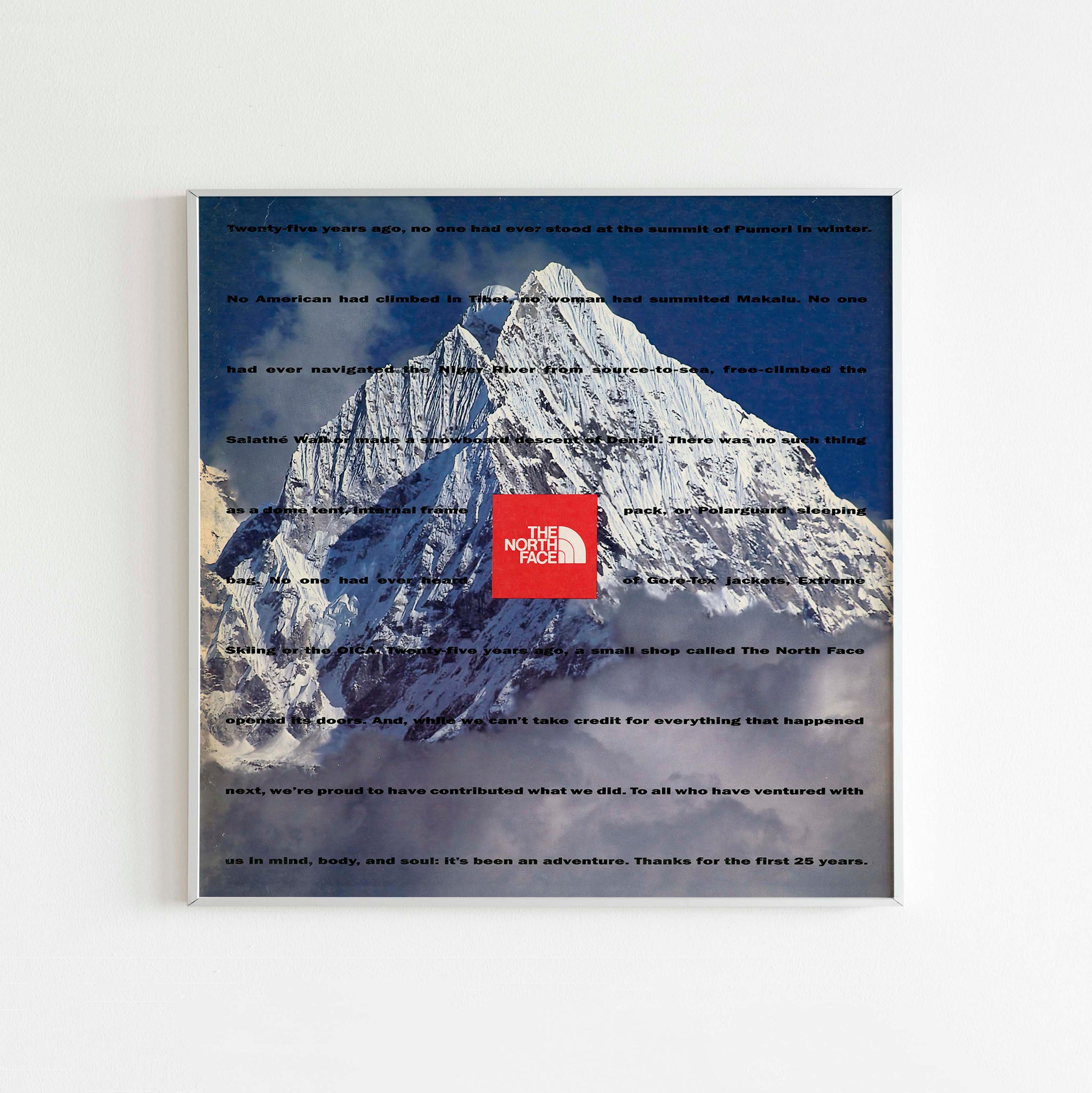 The North Face 1993 Magazine Front Cover Poster, Vintage Outdoor Print ...