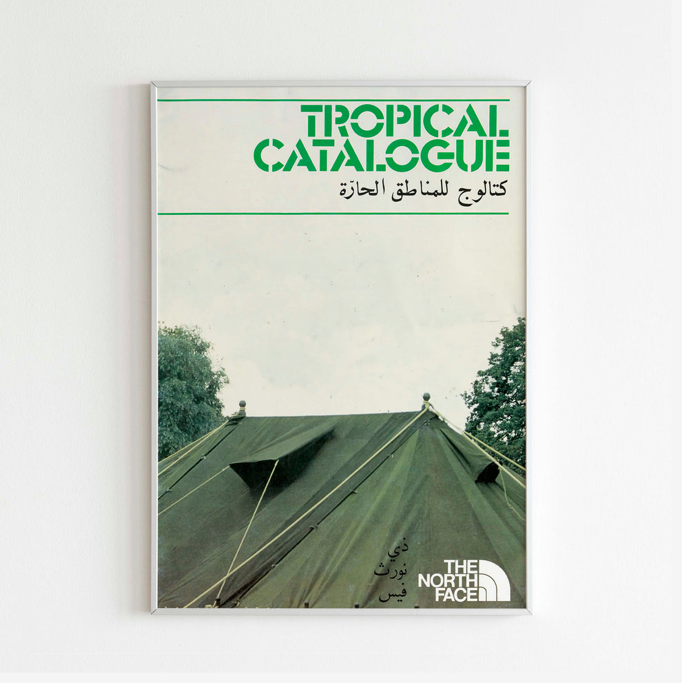 The North Face Advertising Poster, 80s Style Outdoor Print, Vintage Ad ...