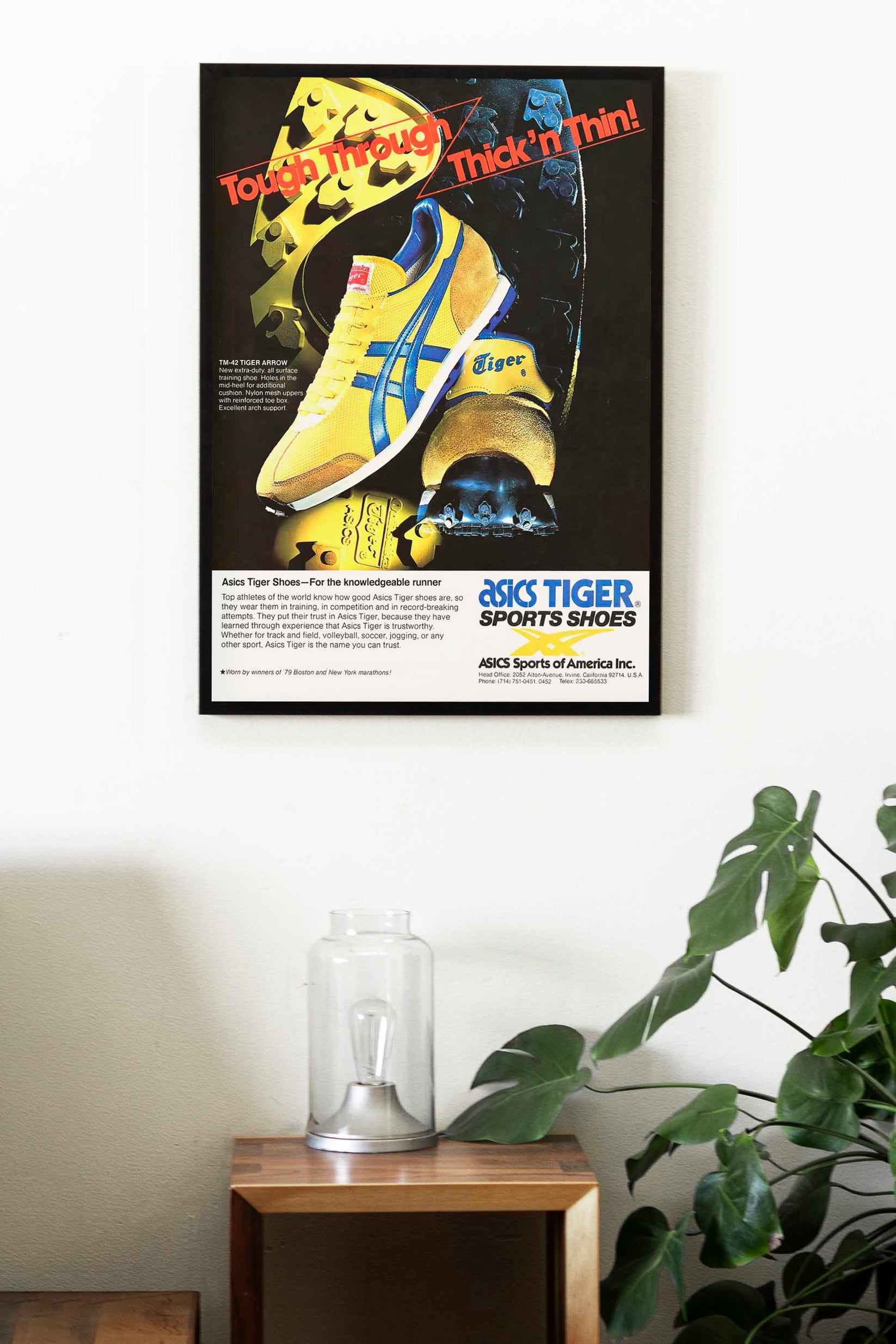 Asics+Onitsuka+Tiger+TM-42+Arrow+1980 Poster Advertising, 90s Style ...
