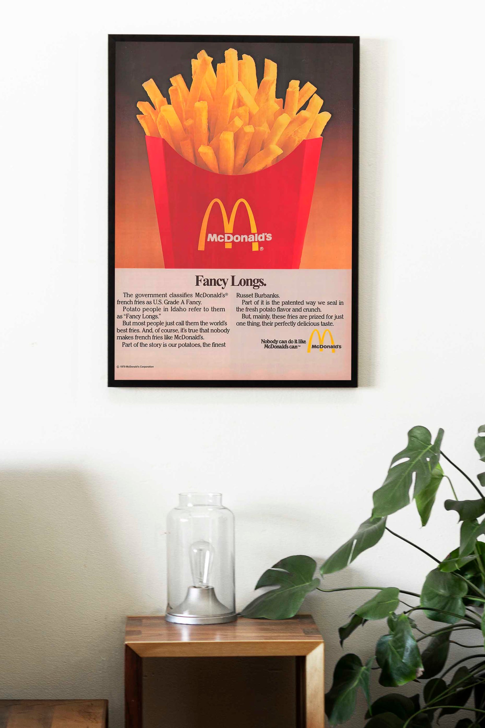 McDonald's French Fries Advertising Poster, 90s Style Print, Vintage ...