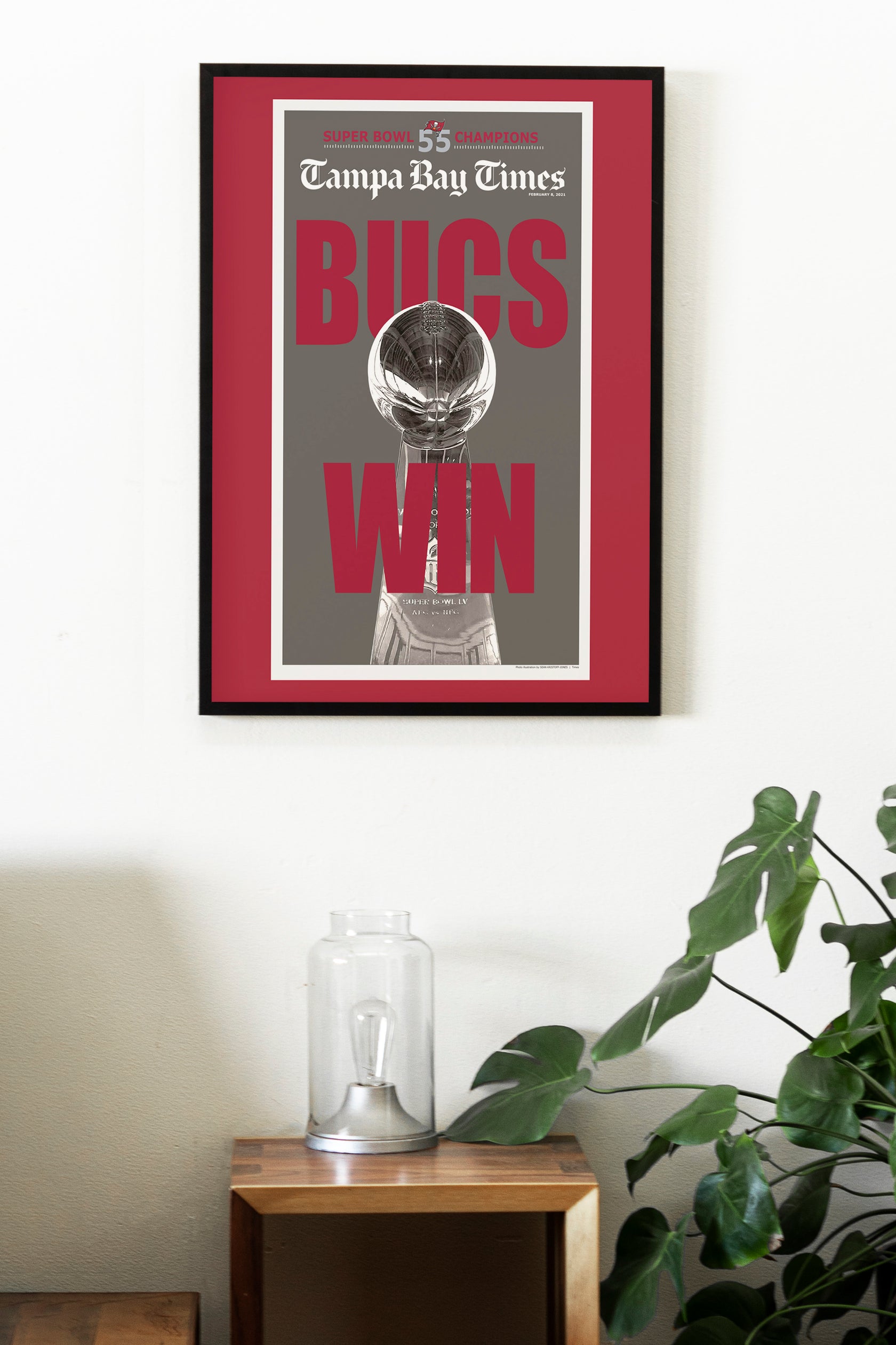 Tampa Bay Buccaneers 2021 Super Bowl NFL Champions Front Cover Tampa ...