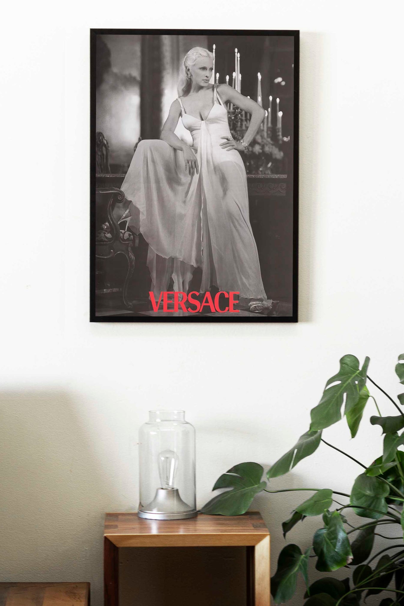 Versace Madonna Poster, 90's Style Print, Vintage Design Magazine, Ad ...