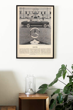 Mercedes-Benz Advertising Poster, 60s Style Print, Vintage Design ...