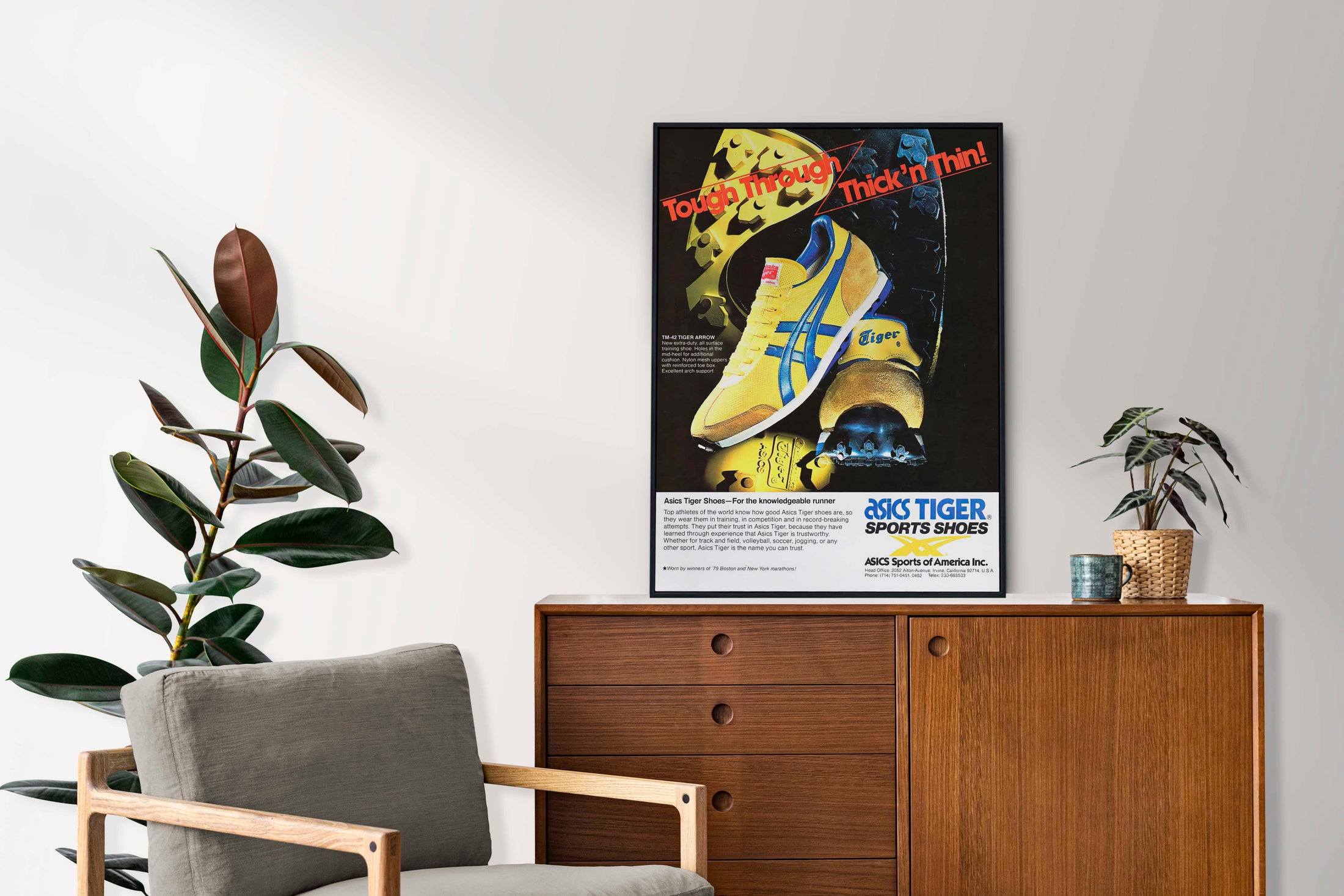 Asics+Onitsuka+Tiger+TM-42+Arrow+1980 Poster Advertising, 90s Style ...