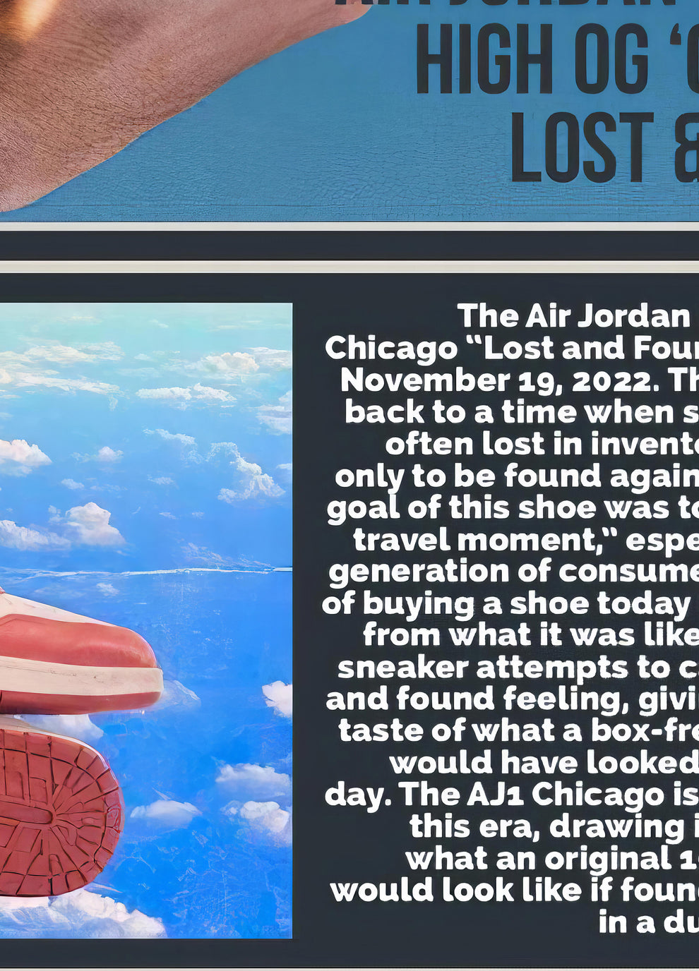 Nike "Air Jordan 1" Poster Advertising, 90s Style Shoes Print, Vintage ...