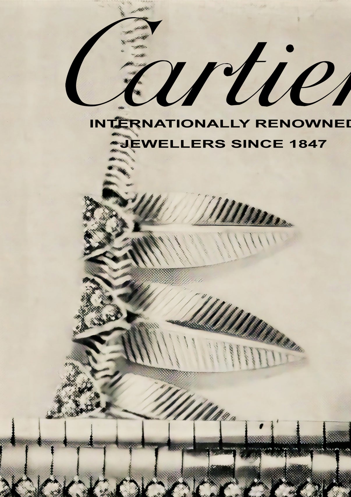 Cartier Advertising Poster, 70's Style Print, Ad Wall Art, Vintage ...