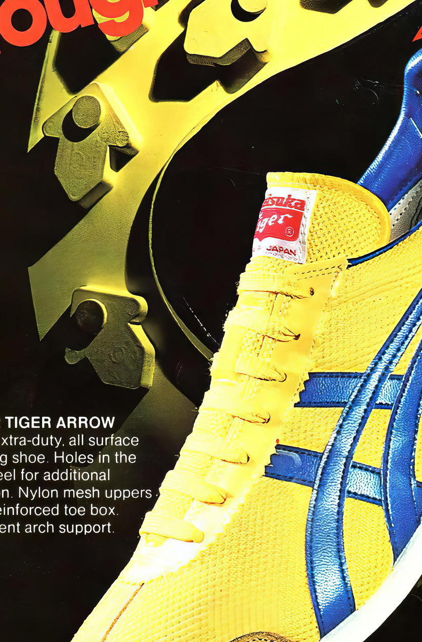 Asics+Onitsuka+Tiger+TM-42+Arrow+1980 Poster Advertising, 90s Style ...