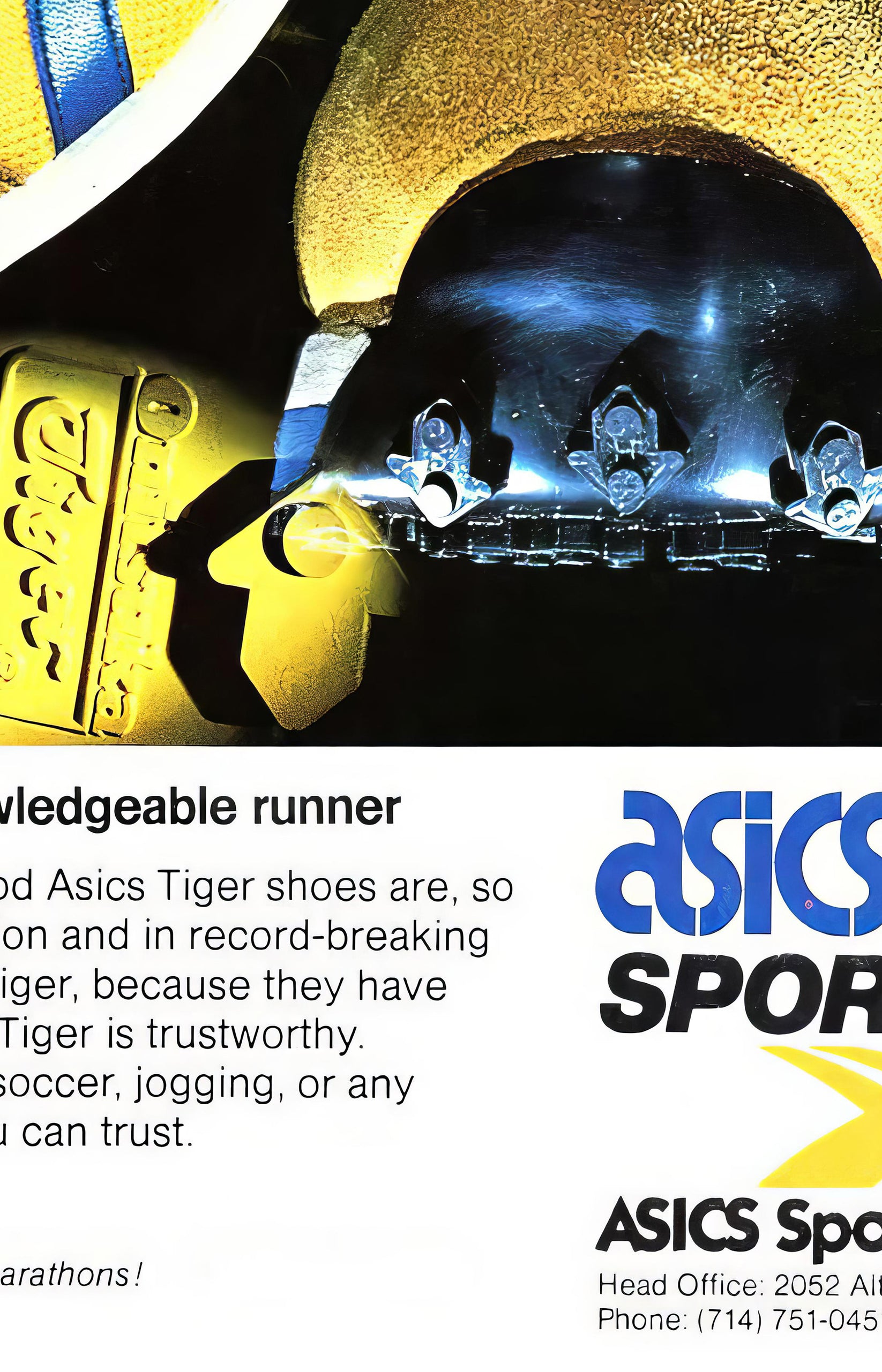 Asics+Onitsuka+Tiger+TM-42+Arrow+1980 Poster Advertising, 90s Style ...