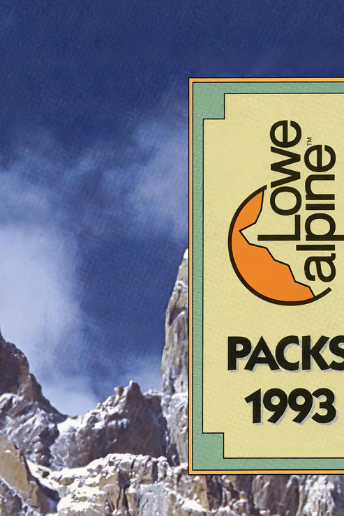 Lowe Alpine 1993 Catalogue Poster, Outdoor Adventure Print, Vintage Wall Art, Journal Mountain ...
