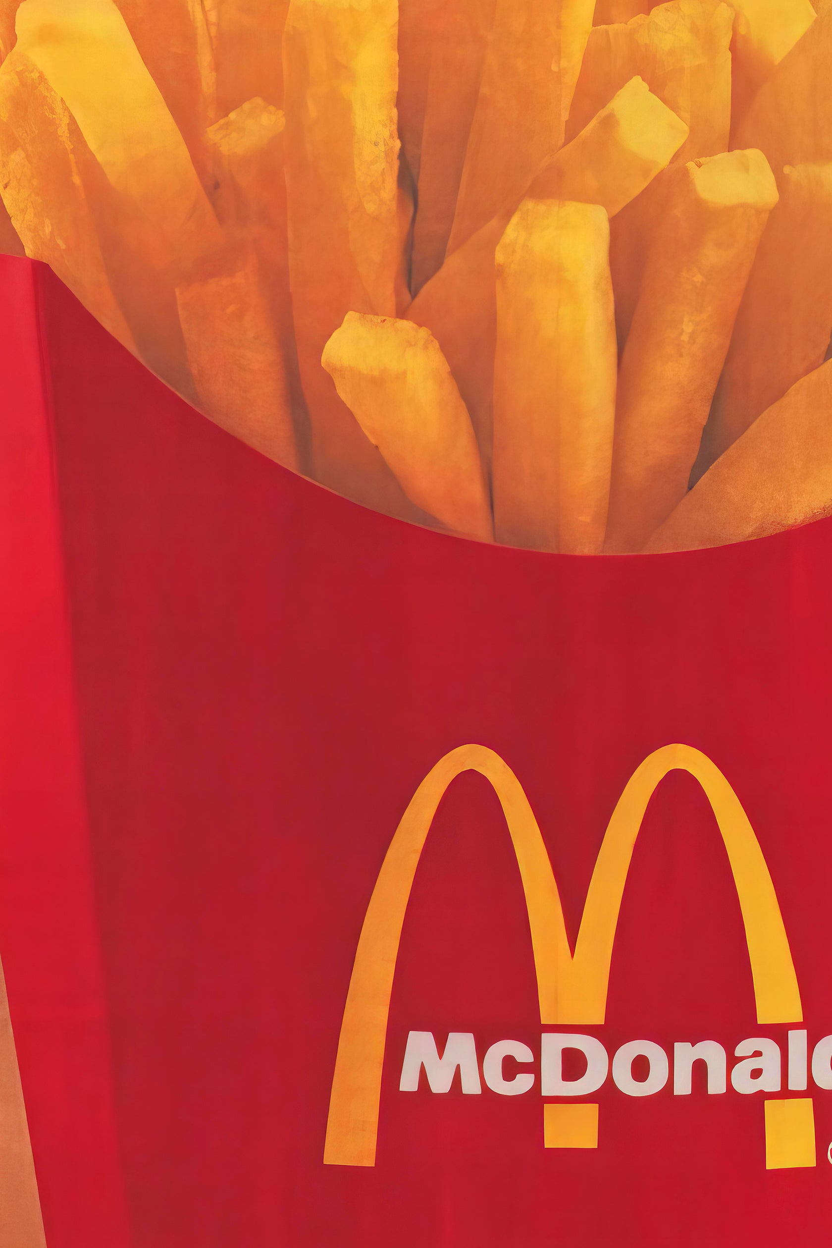 McDonald's French Fries Advertising Poster, 90s Style Print, Vintage ...